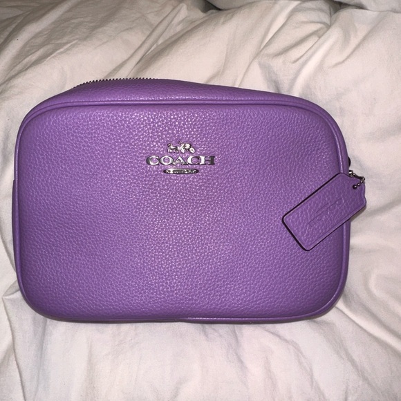 Coach | Bags | Coach Purple Cosmetic Bag Collection | Poshmark